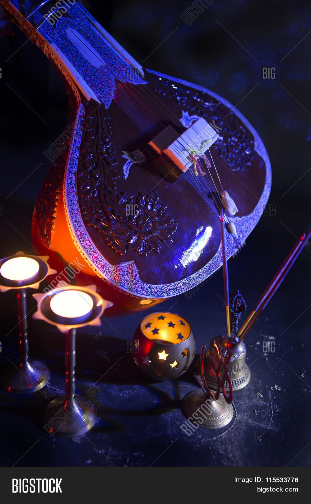 Sitar, String Image & Photo (Free Trial) | Bigstock