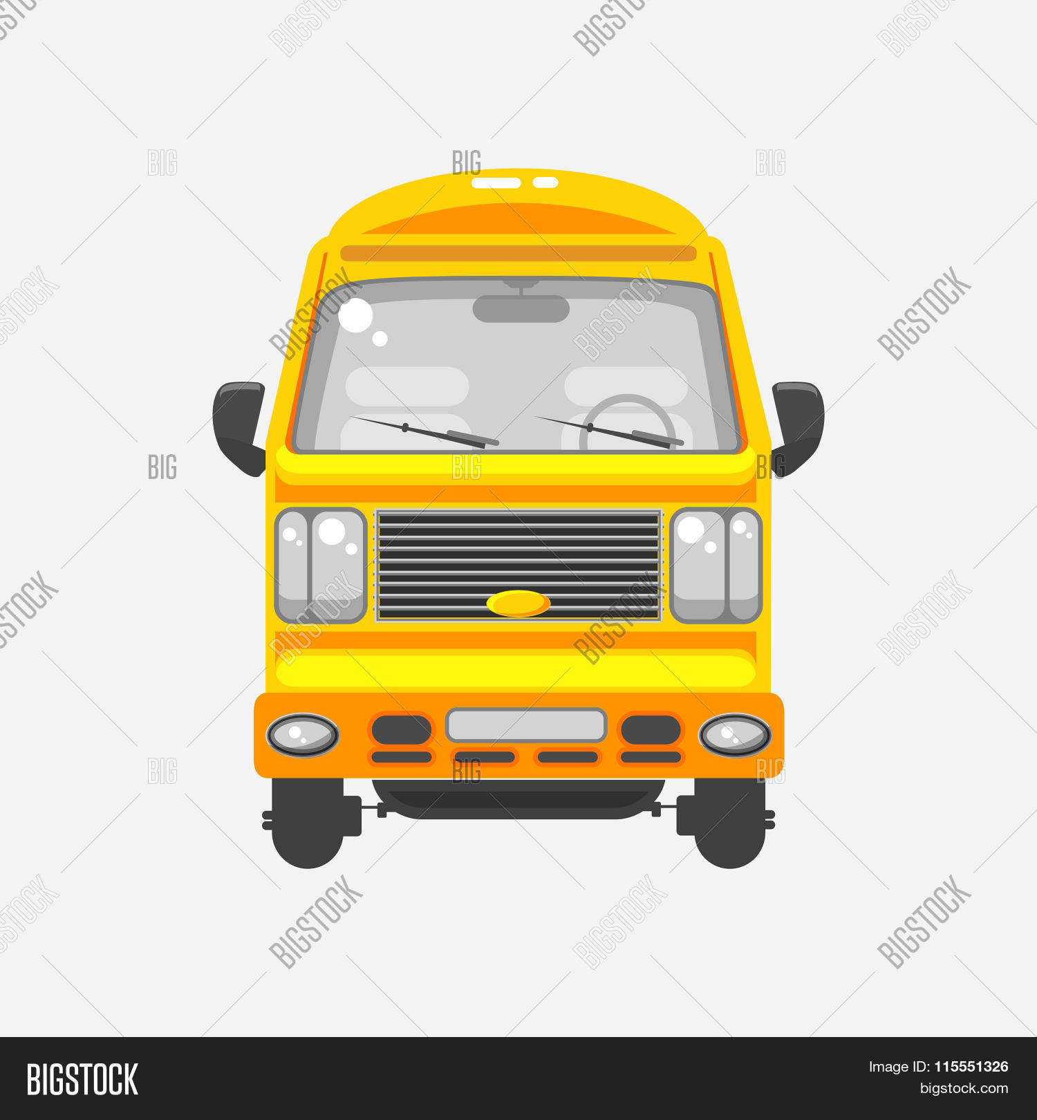 Truck Front Vector