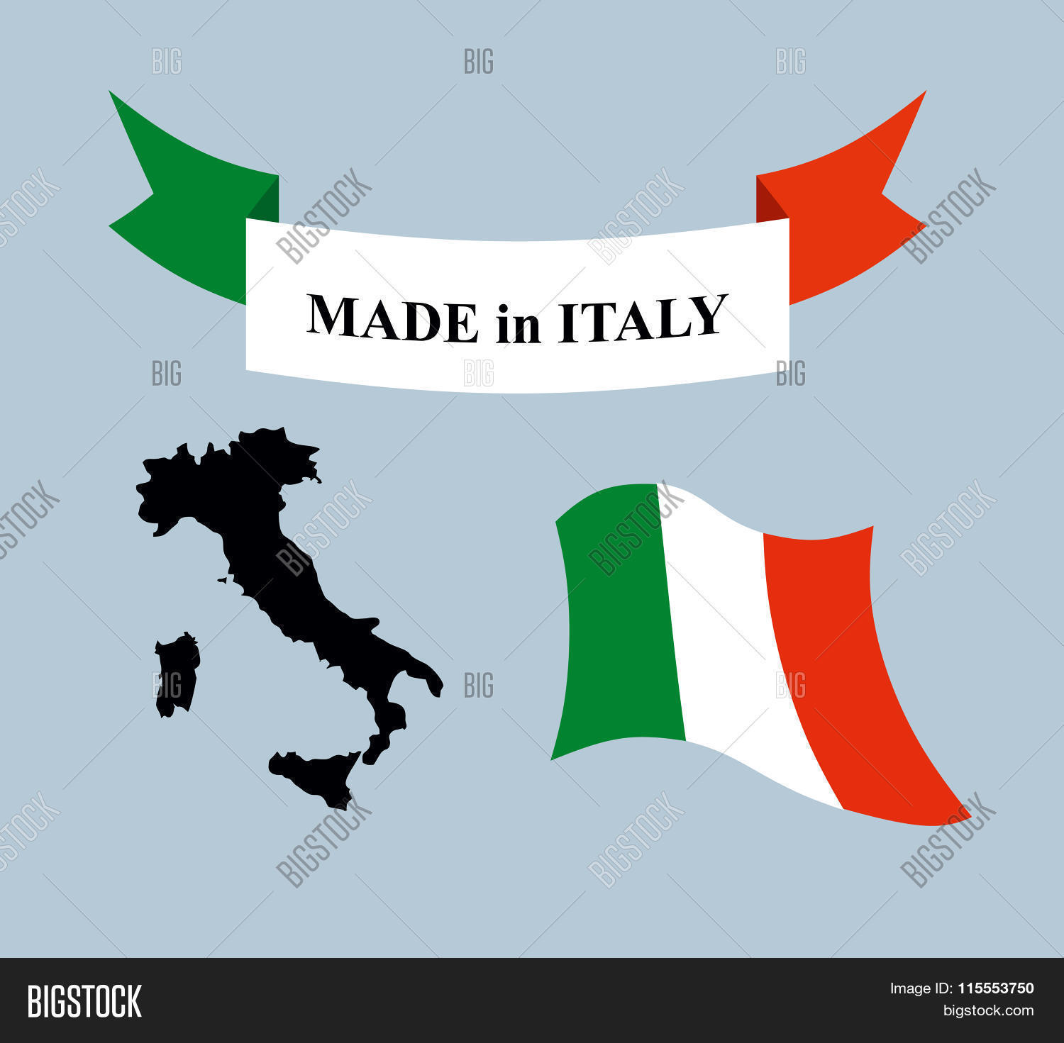 Set Template Italy. Vector & Photo (Free Trial) | Bigstock