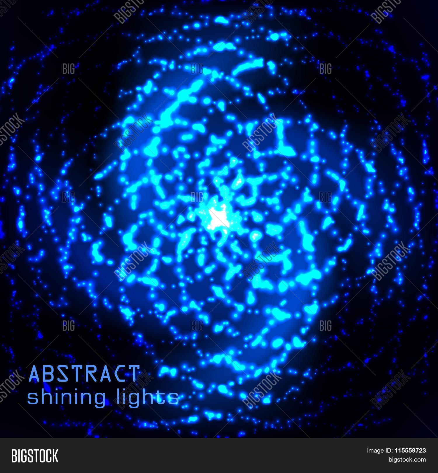 Cosmic Shining Blue Vector And Photo Free Trial Bigstock
