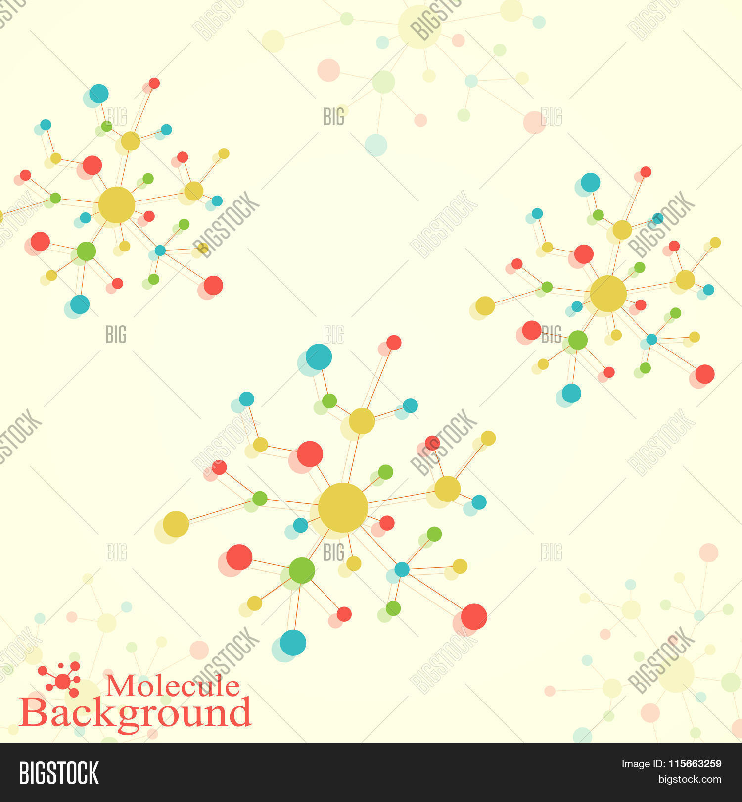 Molecule Structure Vector & Photo (Free Trial) | Bigstock