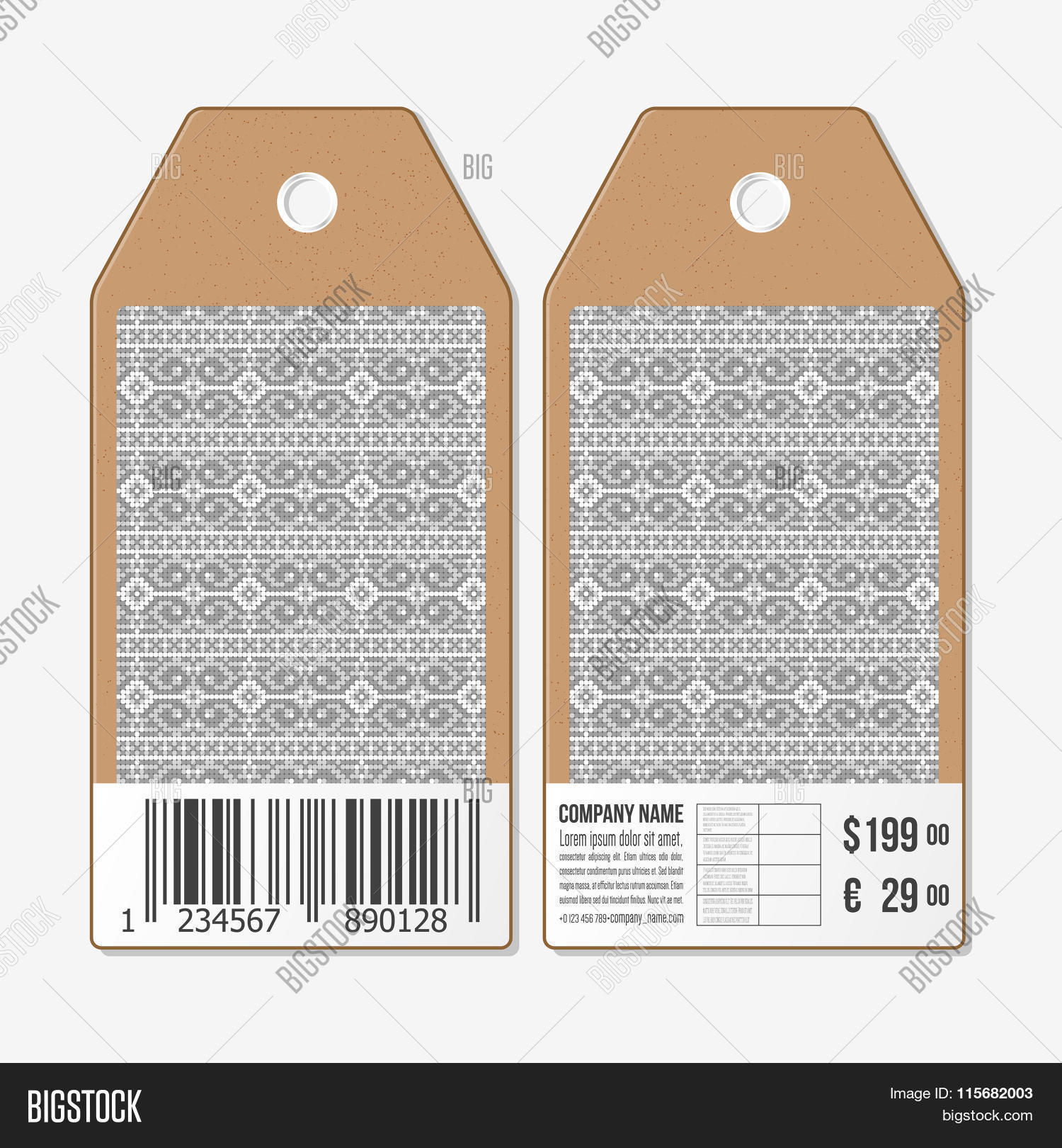 Vector Tags Design On Vector & Photo (Free Trial) | Bigstock