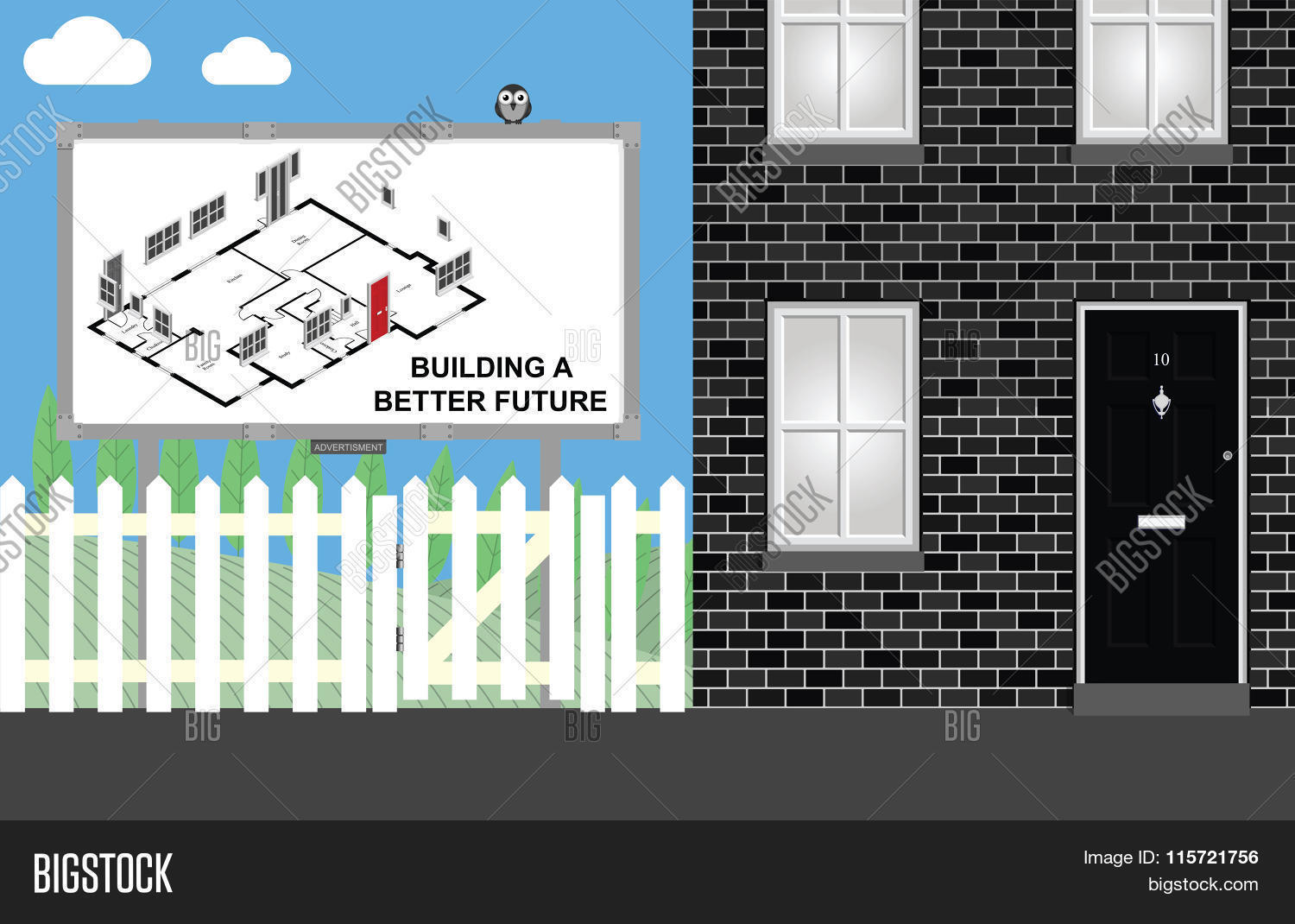 Housing Development Vector & Photo (Free Trial) | Bigstock