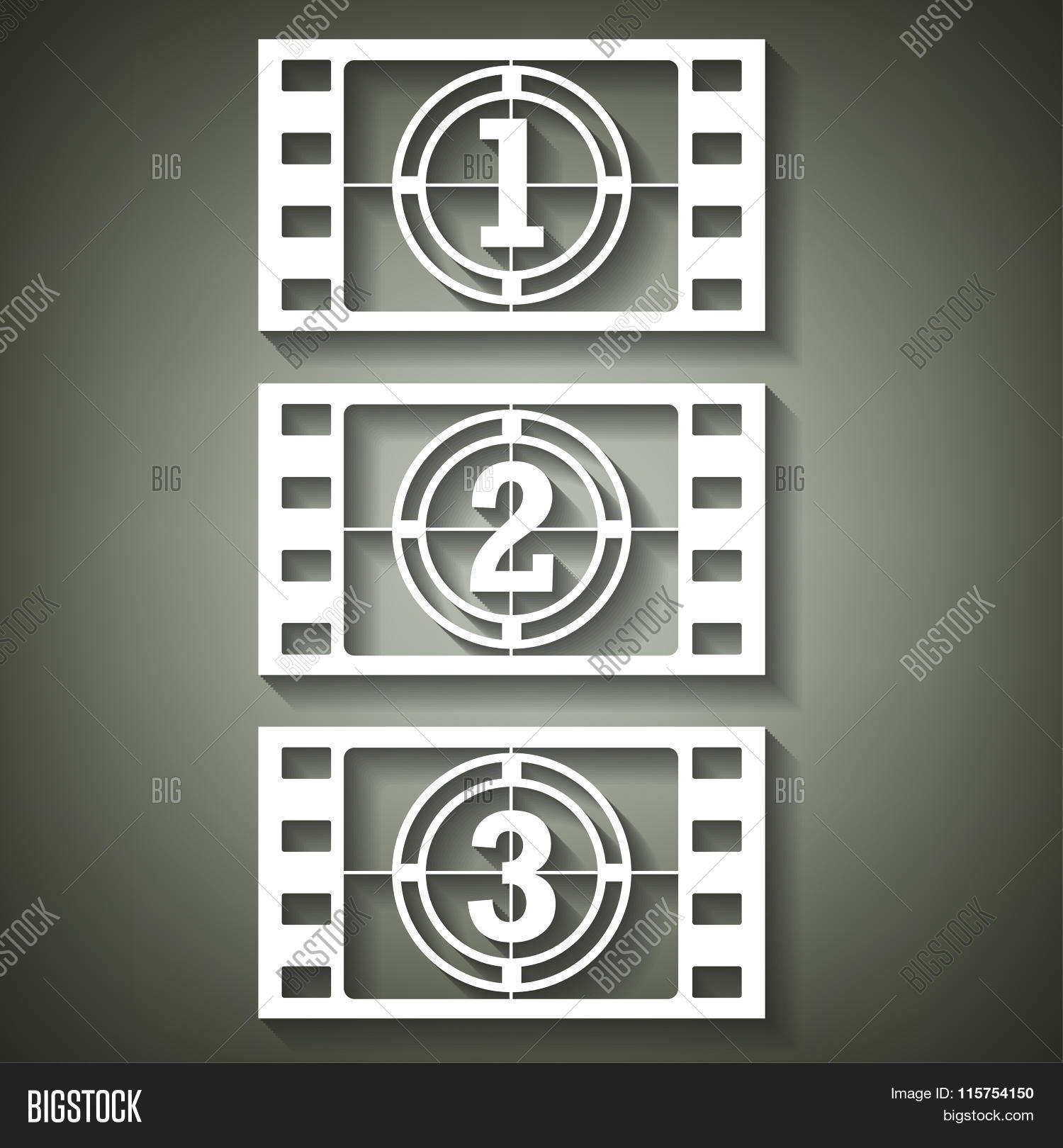 Film Countdown Vector & Photo (Free Trial) | Bigstock