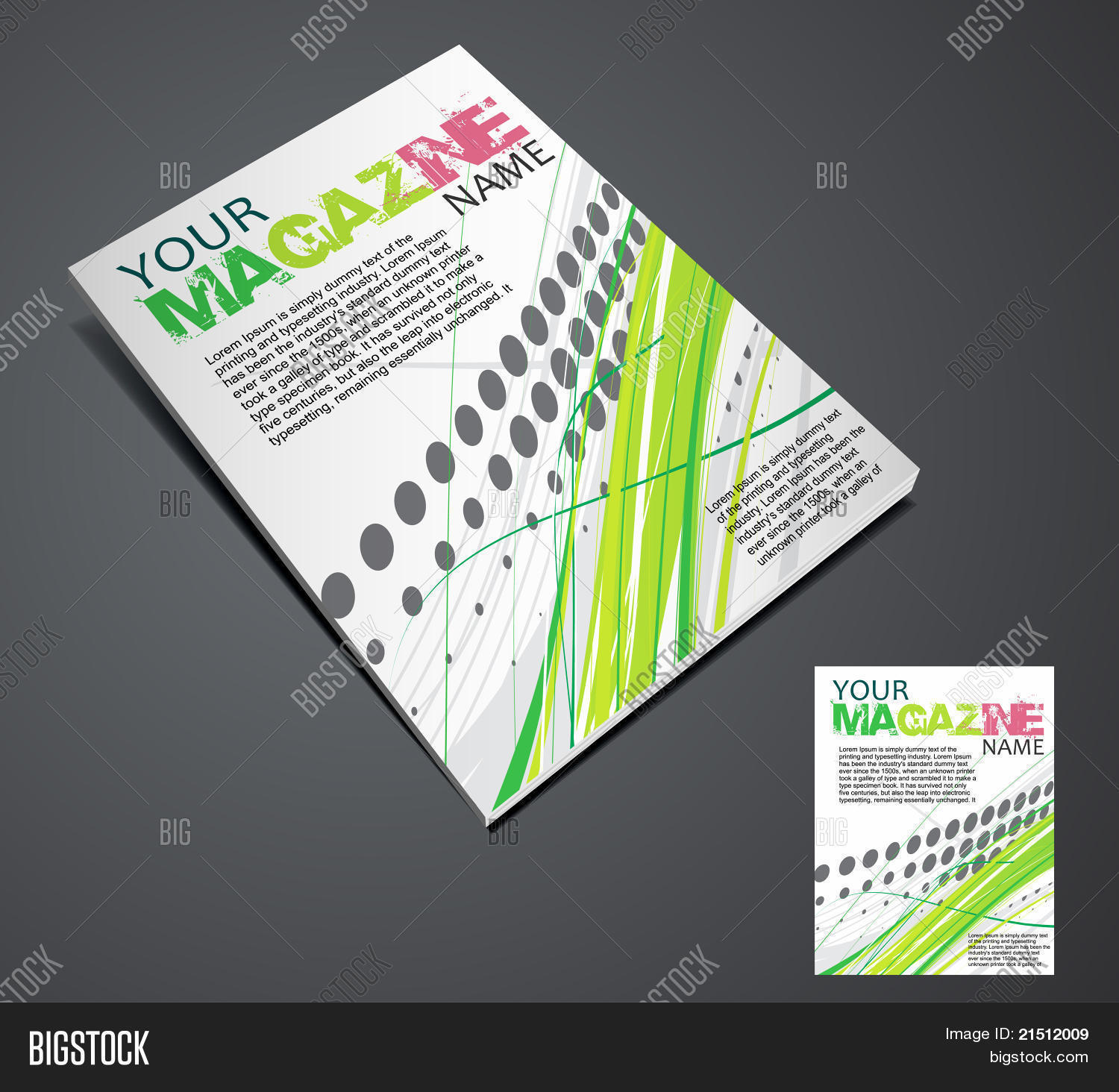 Magazine Layout Vector & Photo (Free Trial) | Bigstock