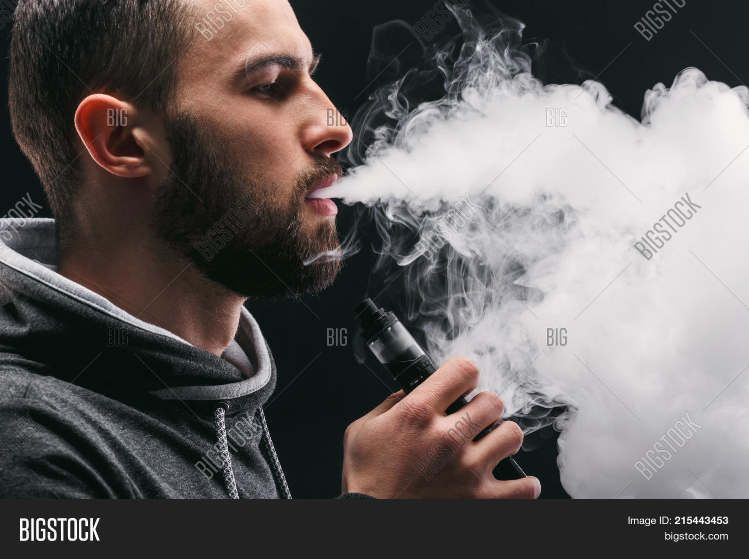 Man Vaping Mod Image & Photo (Free Trial) | Bigstock