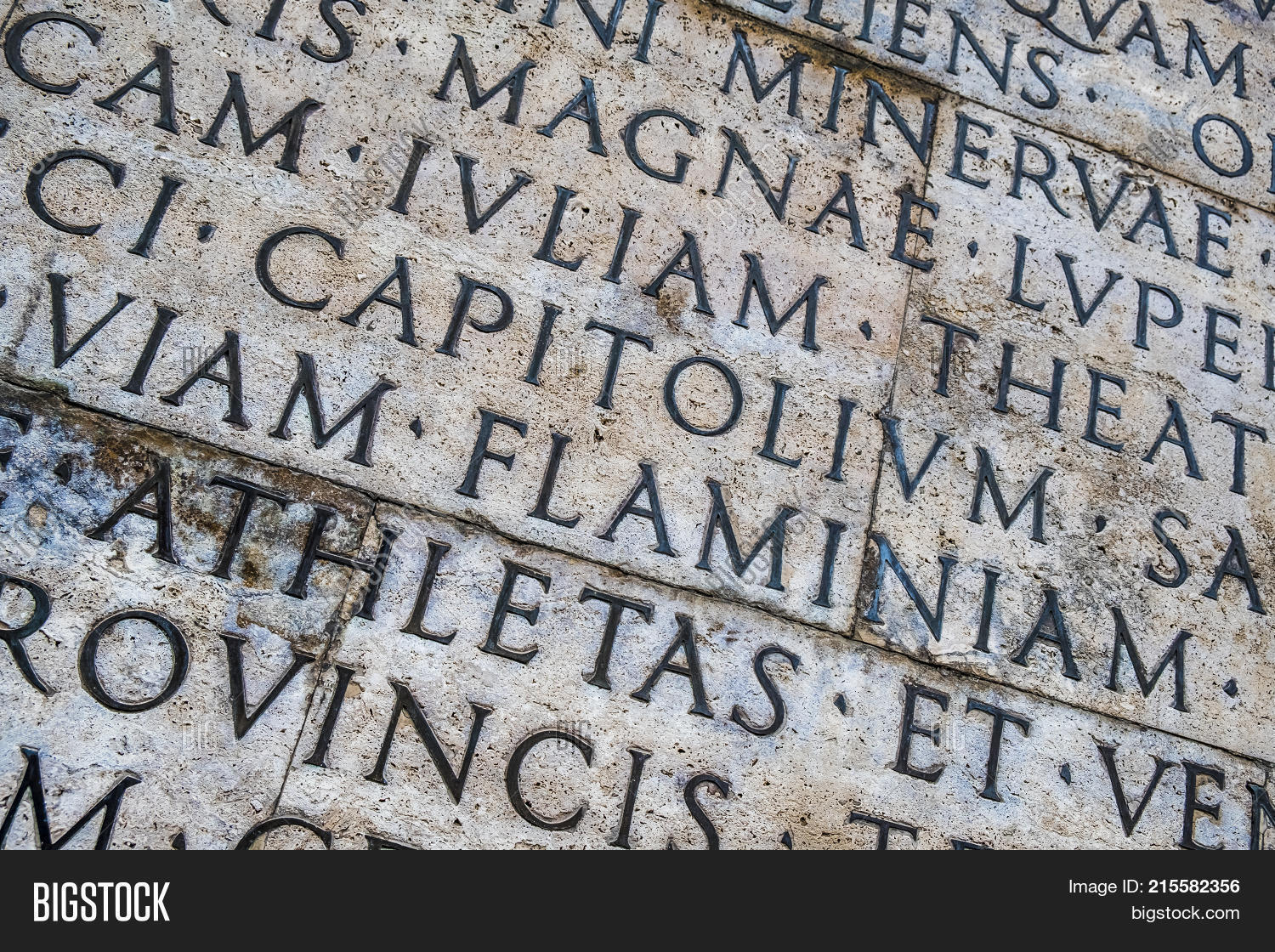 Latin Inscription On Image & Photo (Free Trial) | Bigstock