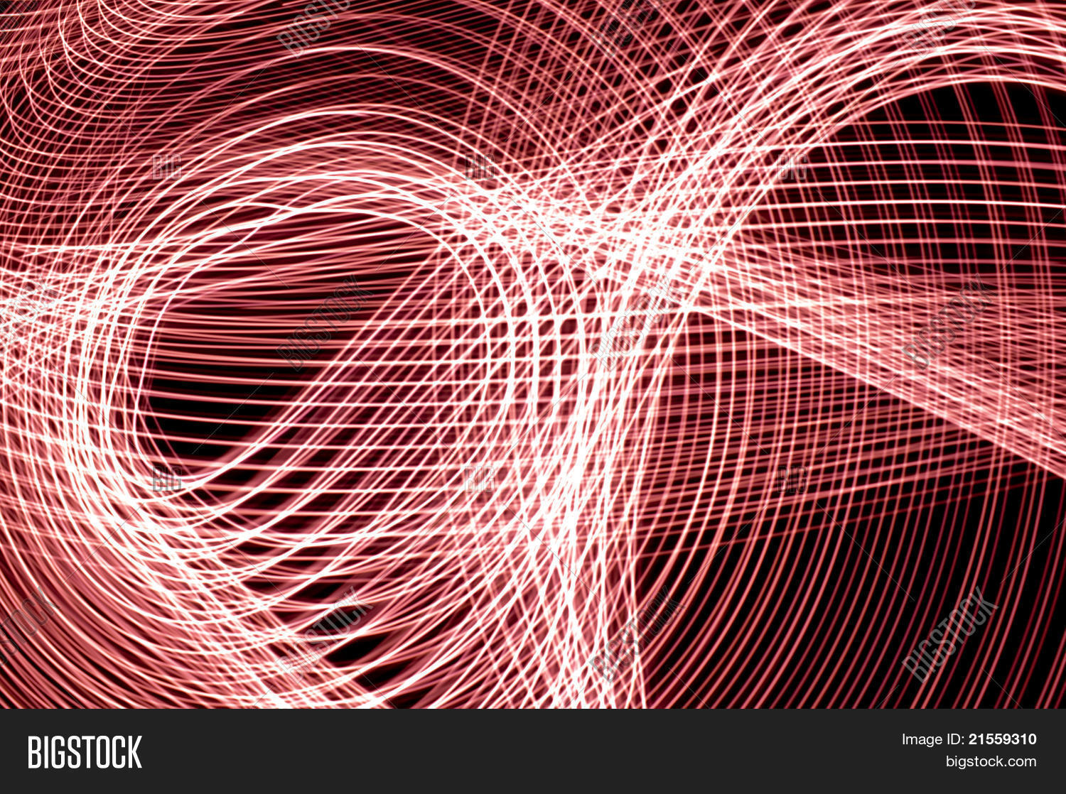 Red Light Energy Flow Image & Photo (Free Trial) | Bigstock