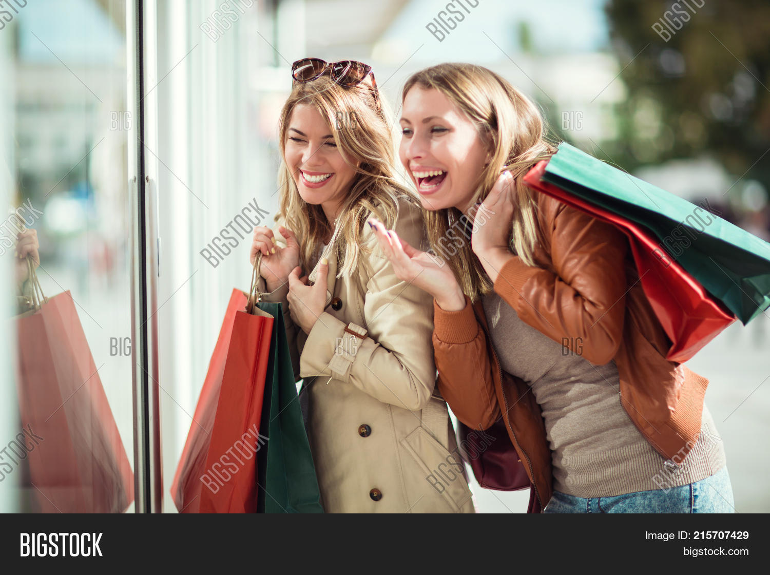 Happy Friends Shopping Image & Photo (Free Trial) | Bigstock