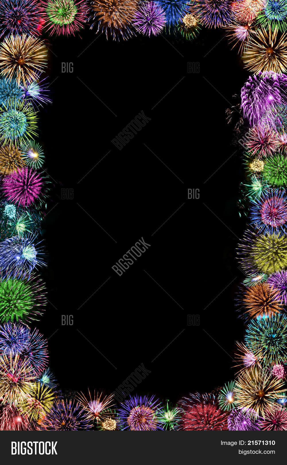 Fireworks Frame Image & Photo (Free Trial) | Bigstock