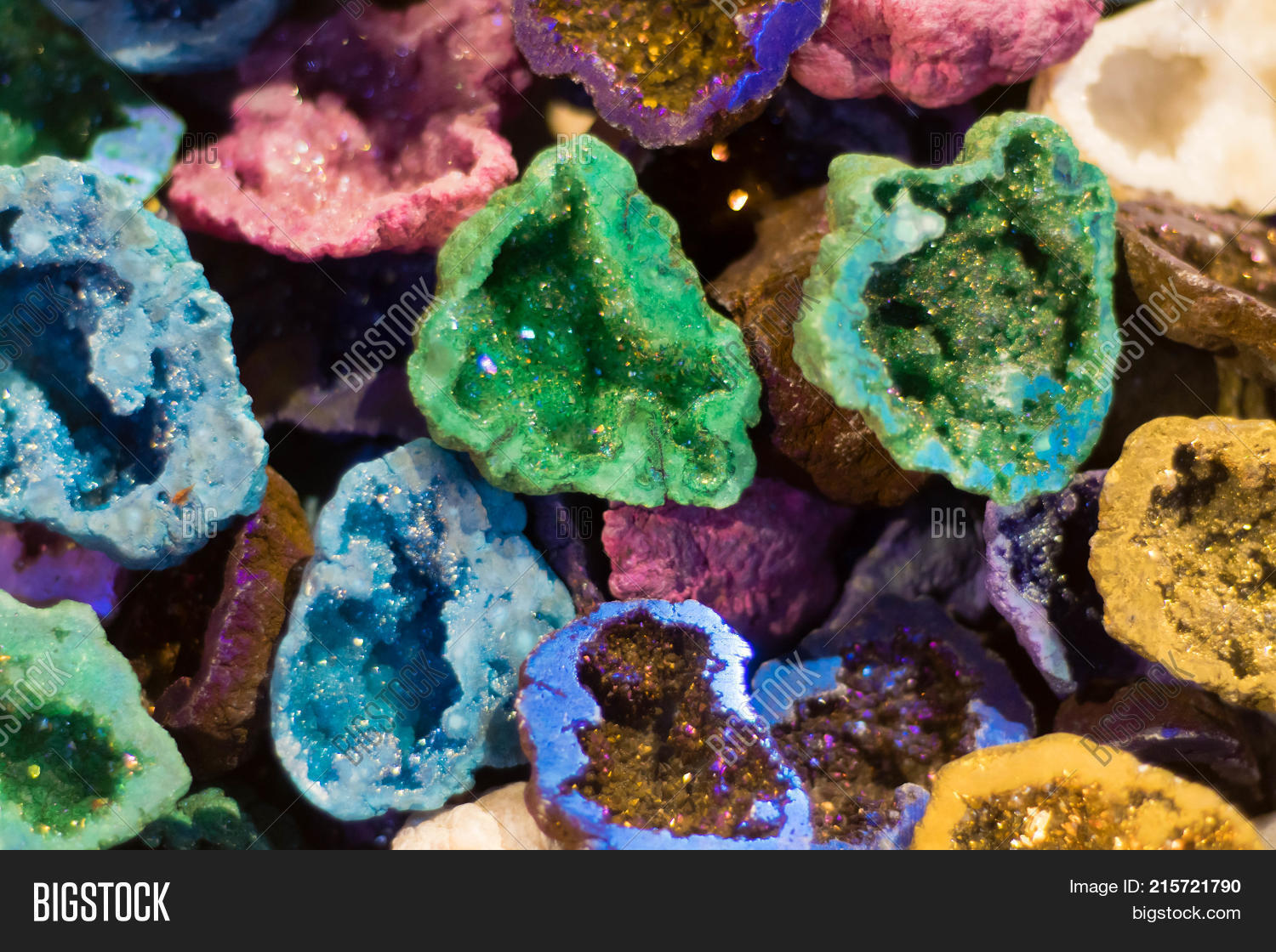 Colourful Geodes Cut Image & Photo (Free Trial) | Bigstock