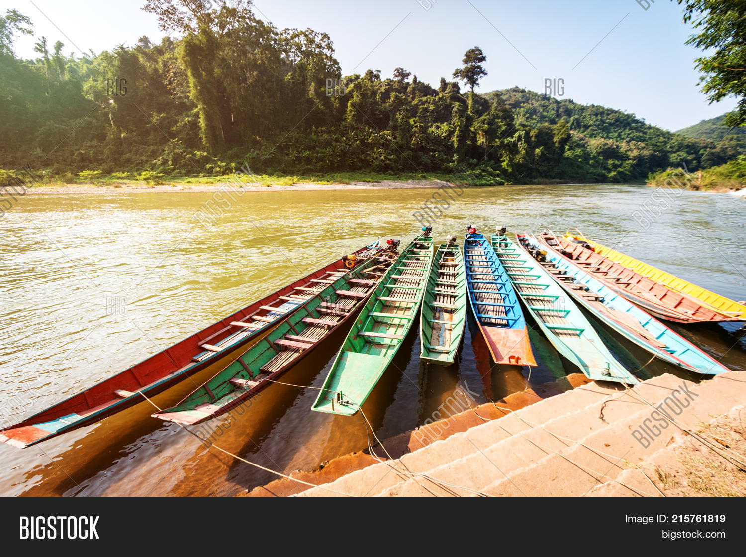 Colorful Local Boats Image & Photo (Free Trial) | Bigstock