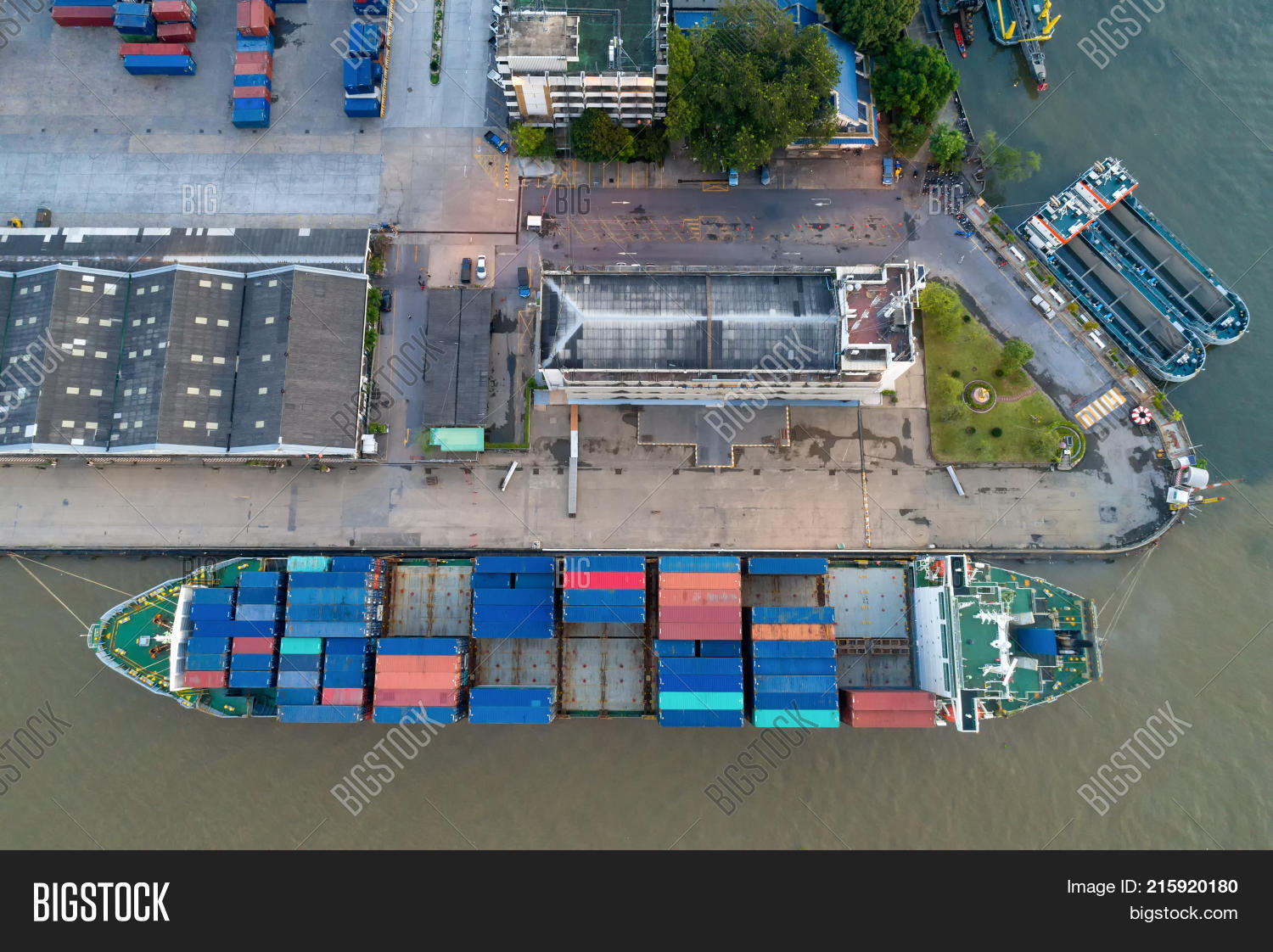 Containers Yard Port Image & Photo (Free Trial) | Bigstock