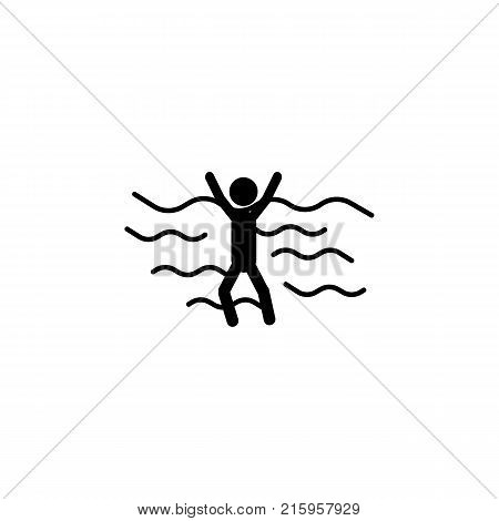 Sinking Man Person Vector & Photo (Free Trial) | Bigstock