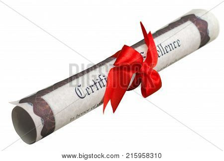 Red Ribbon Diploma Image & Photo (Free Trial) | Bigstock