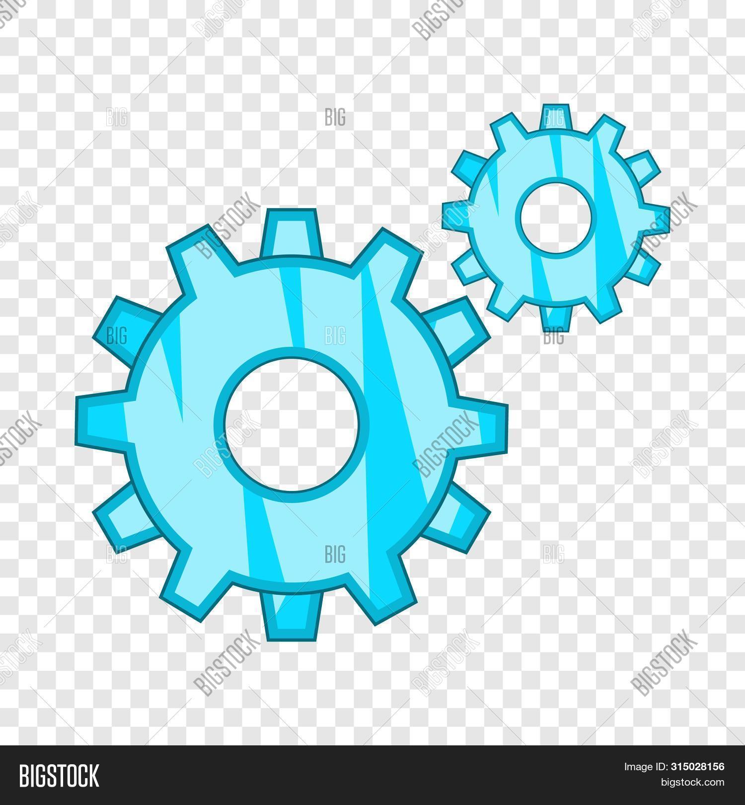 Gear Icon. Cartoon Image & Photo (Free Trial) | Bigstock