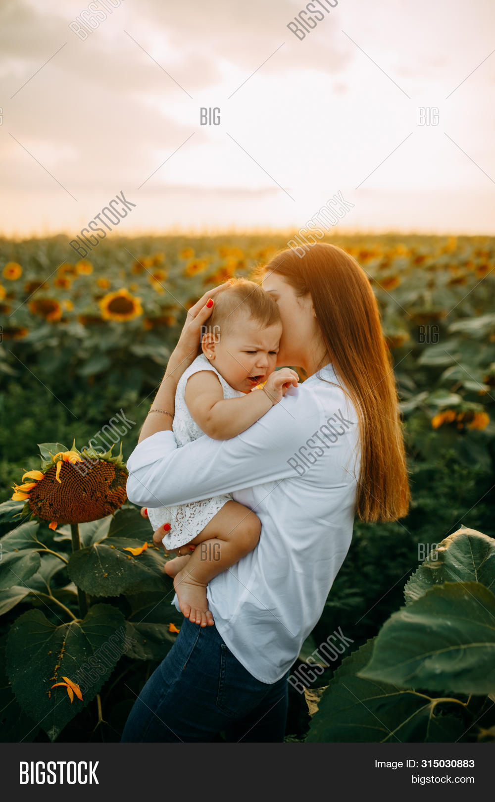 Mother Comforts Her Image & Photo (Free Trial) | Bigstock