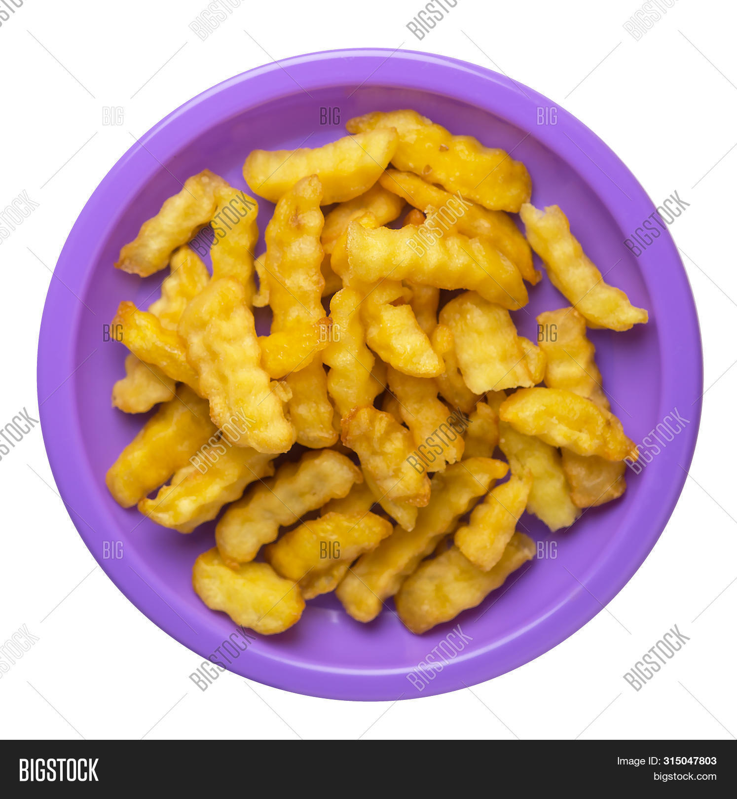 French Fries On Purple Image & Photo (Free Trial) | Bigstock