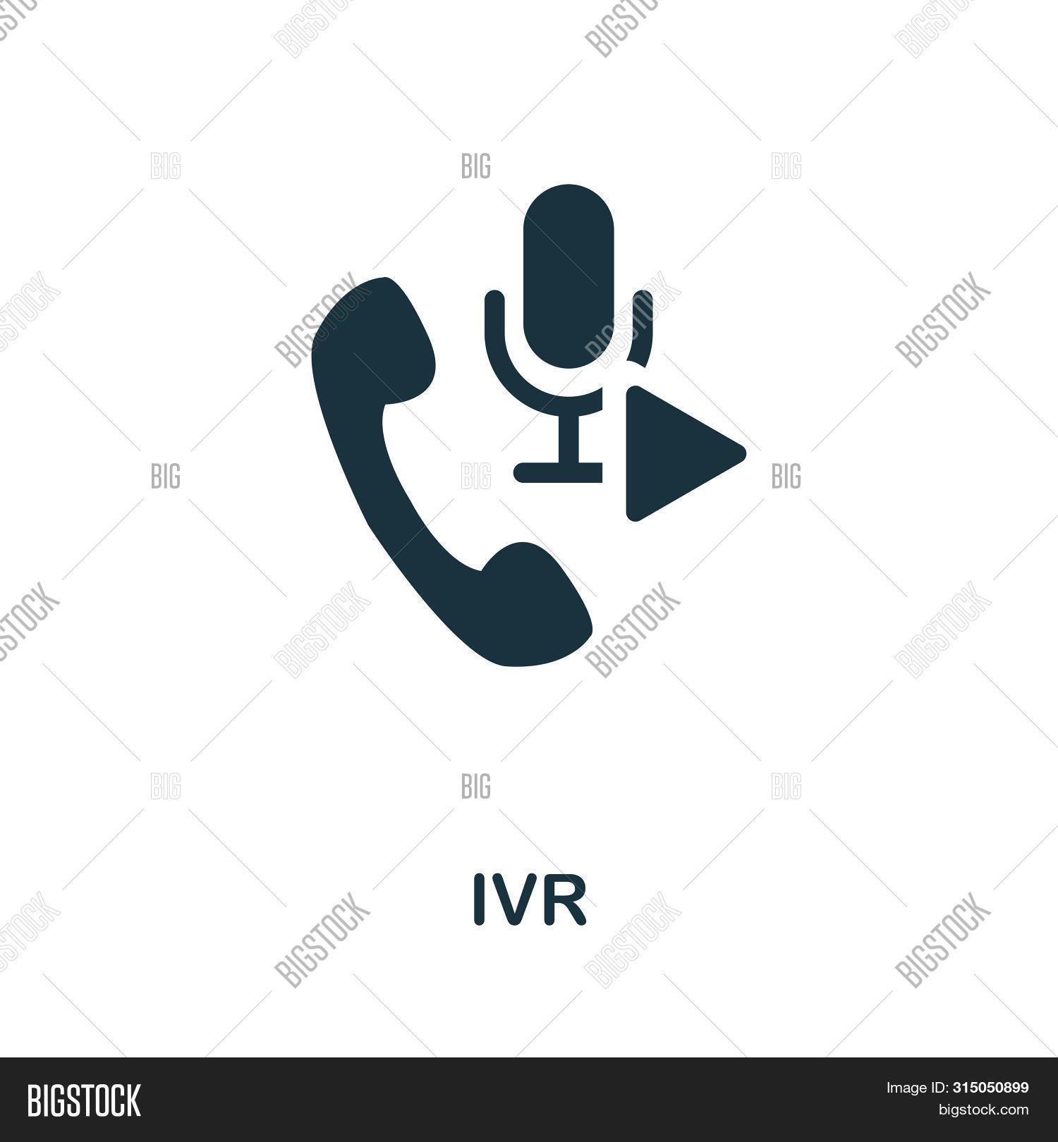 Ivr Icon Symbol. Image & Photo (Free Trial) | Bigstock