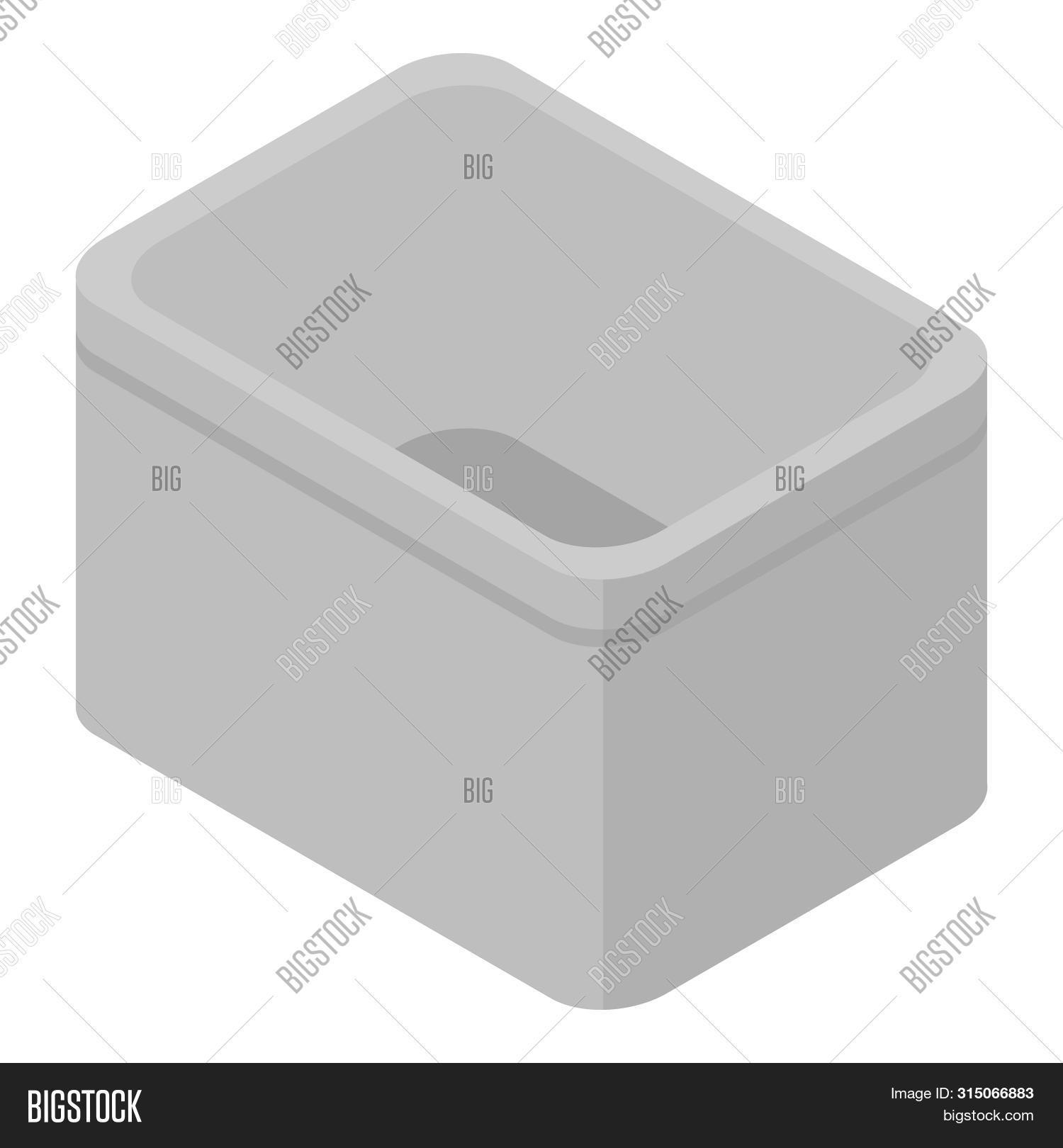 Empty Plastic Box Icon Image & Photo (Free Trial) | Bigstock