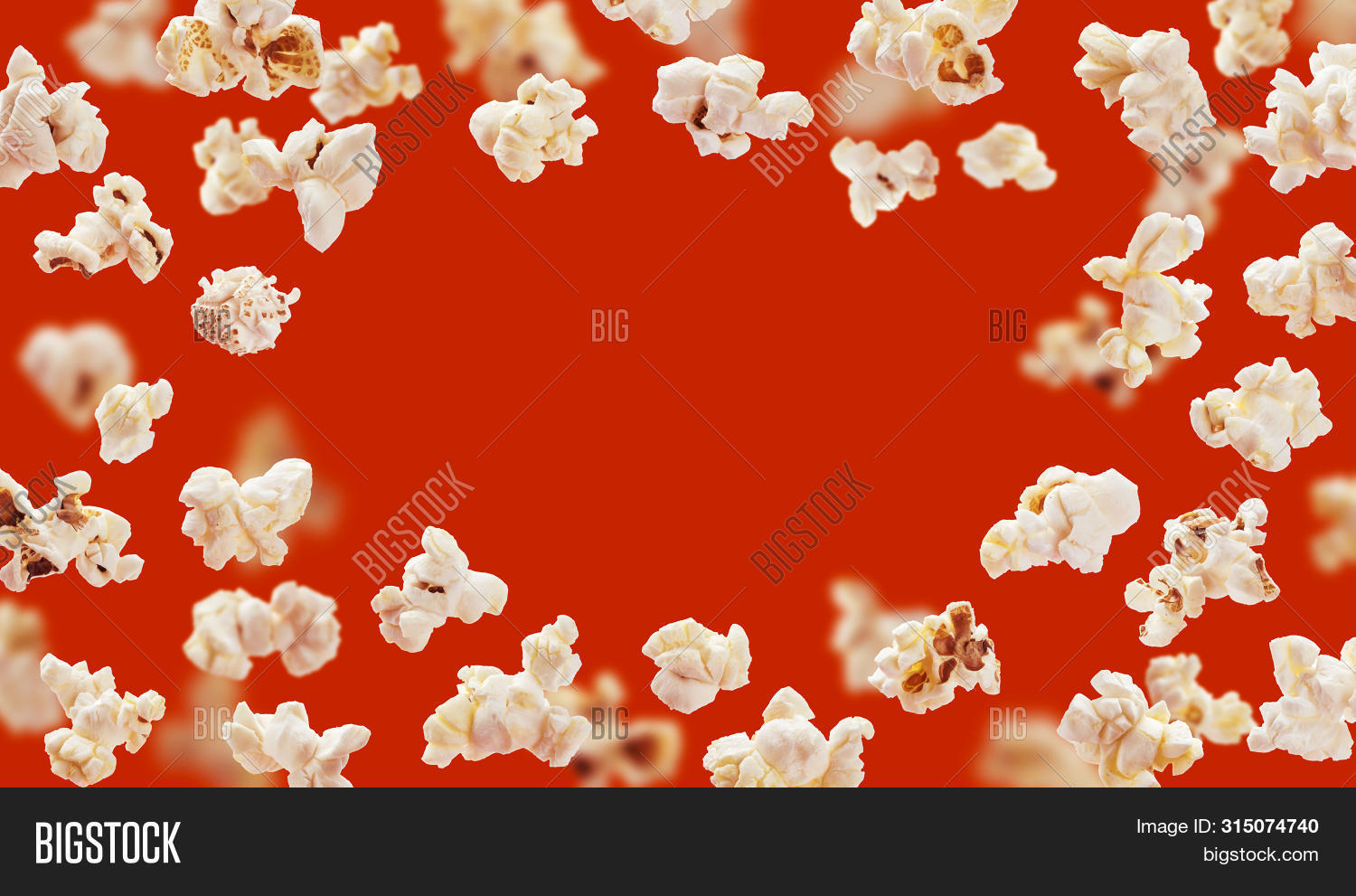 Popcorn Frame, Flying Image & Photo (Free Trial) | Bigstock