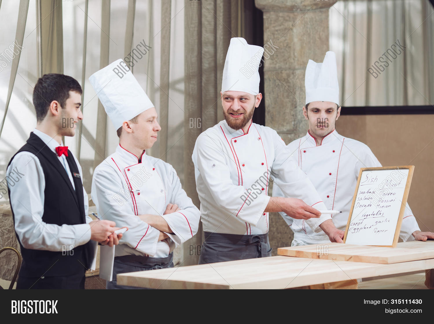 Head Chef His Staff Image & Photo (Free Trial) | Bigstock
