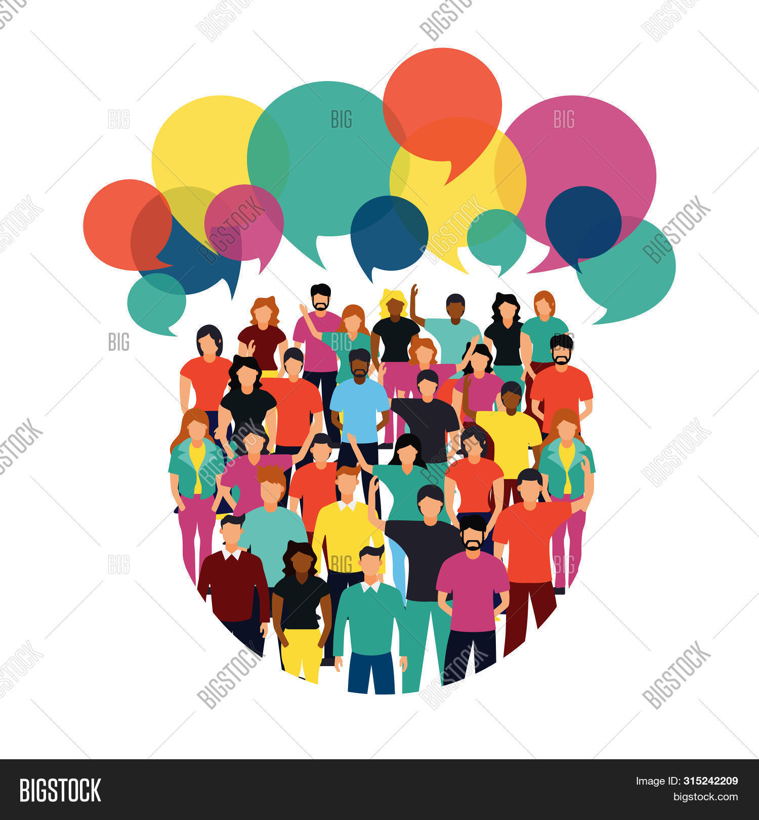 Social People Group Vector & Photo (Free Trial) | Bigstock