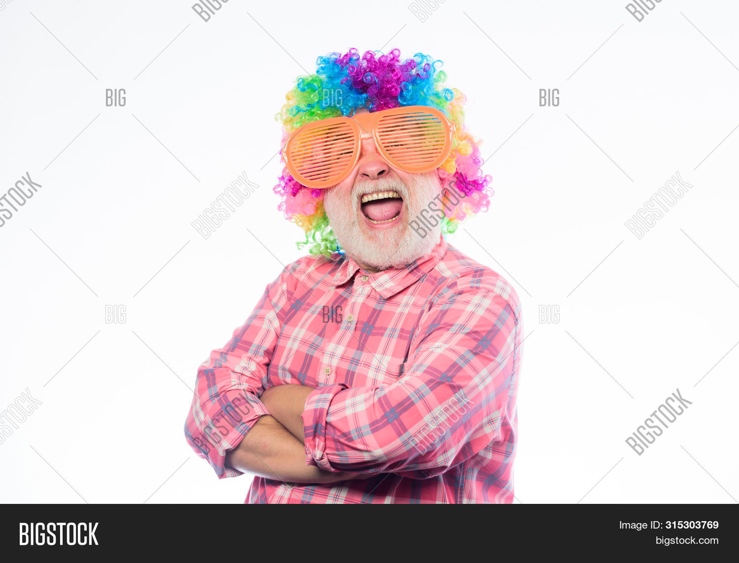 Crazy Man Playful Mood Image & Photo (Free Trial) | Bigstock