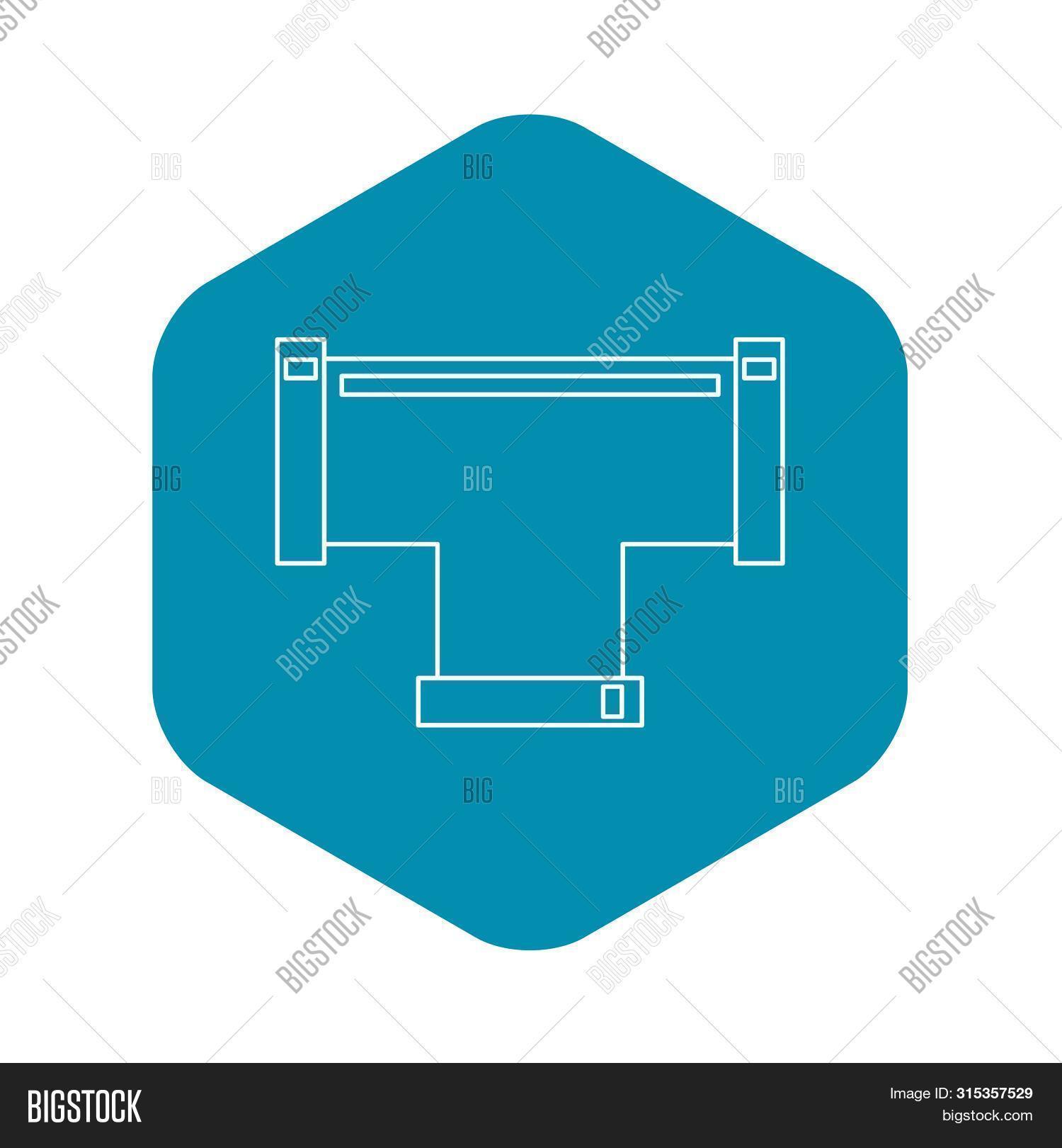 T Pipe Connection Icon Image & Photo (Free Trial) | Bigstock