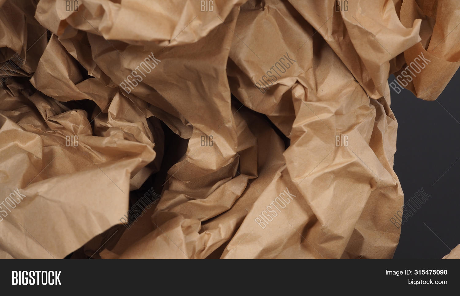Crumpled Brown Paper. Image & Photo (Free Trial) | Bigstock