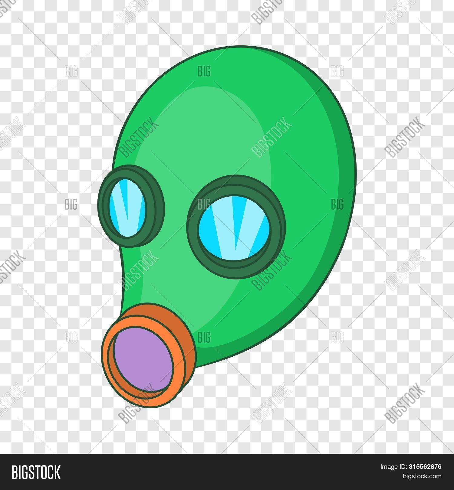 Gas Mask Icon. Cartoon Image & Photo (Free Trial) | Bigstock