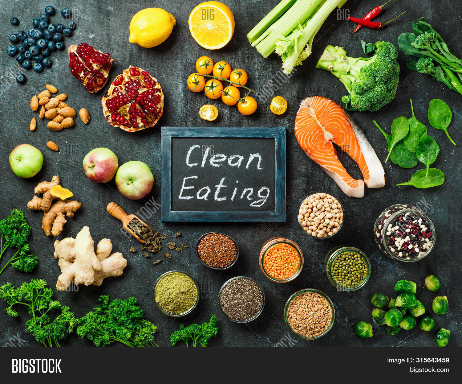 Clean Eating Concept. Image & Photo (Free Trial) | Bigstock