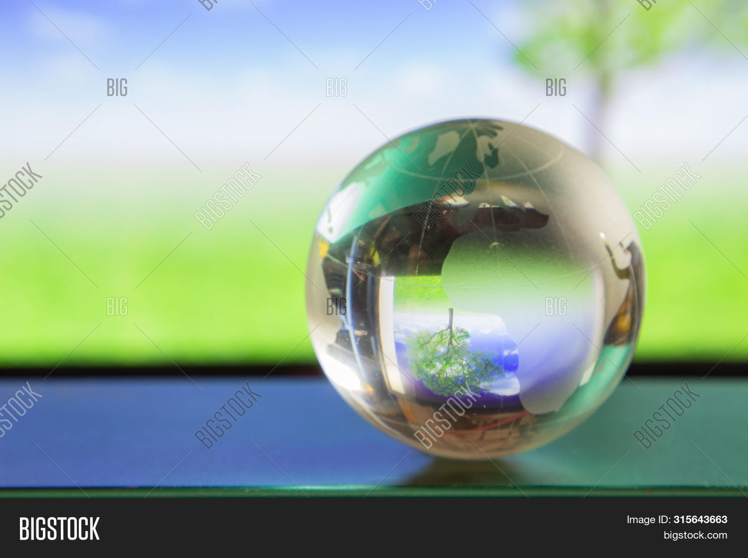 World Globe Crystal Image & Photo (Free Trial) | Bigstock