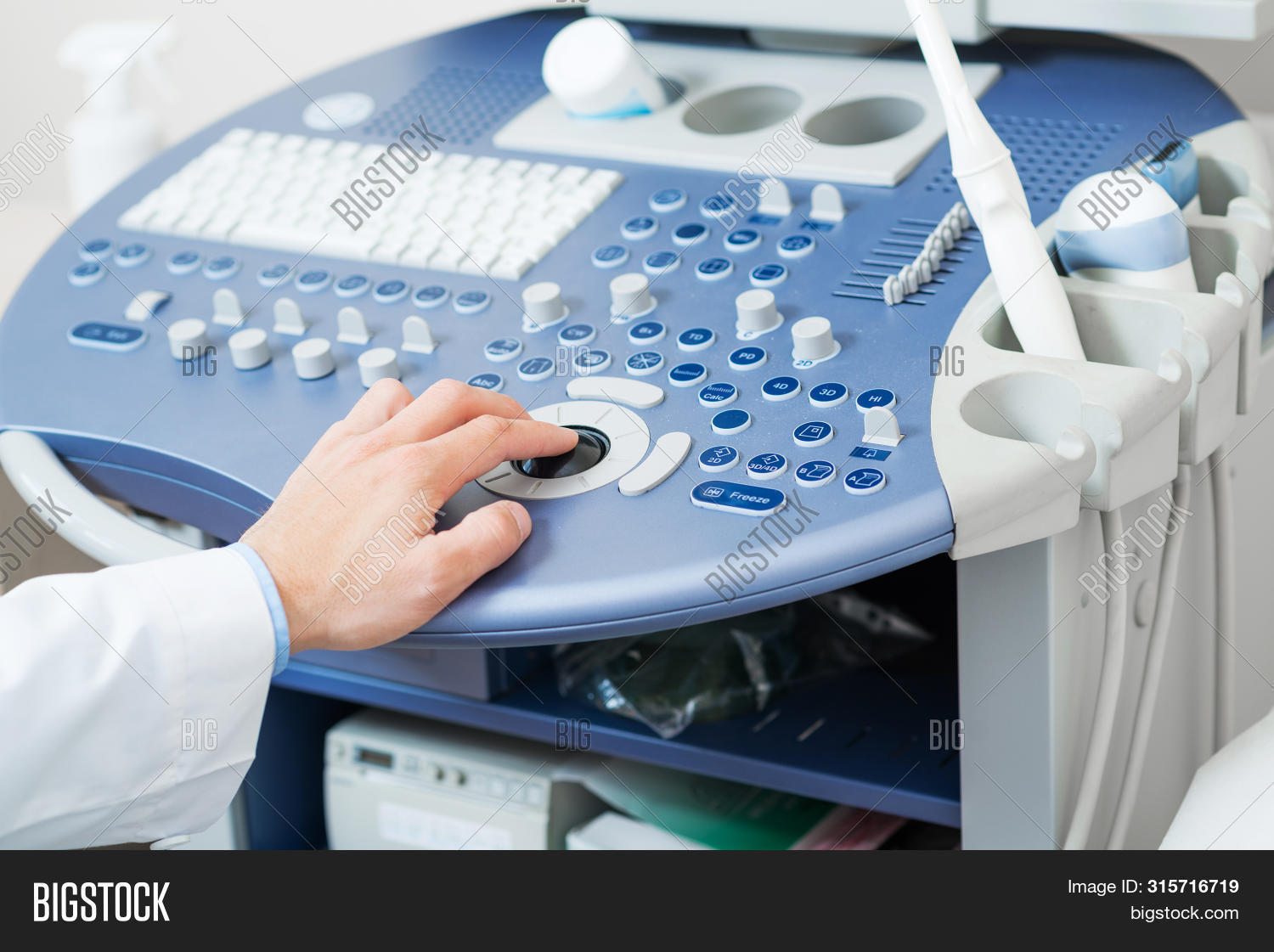 Sonographer Using Image & Photo (Free Trial) | Bigstock