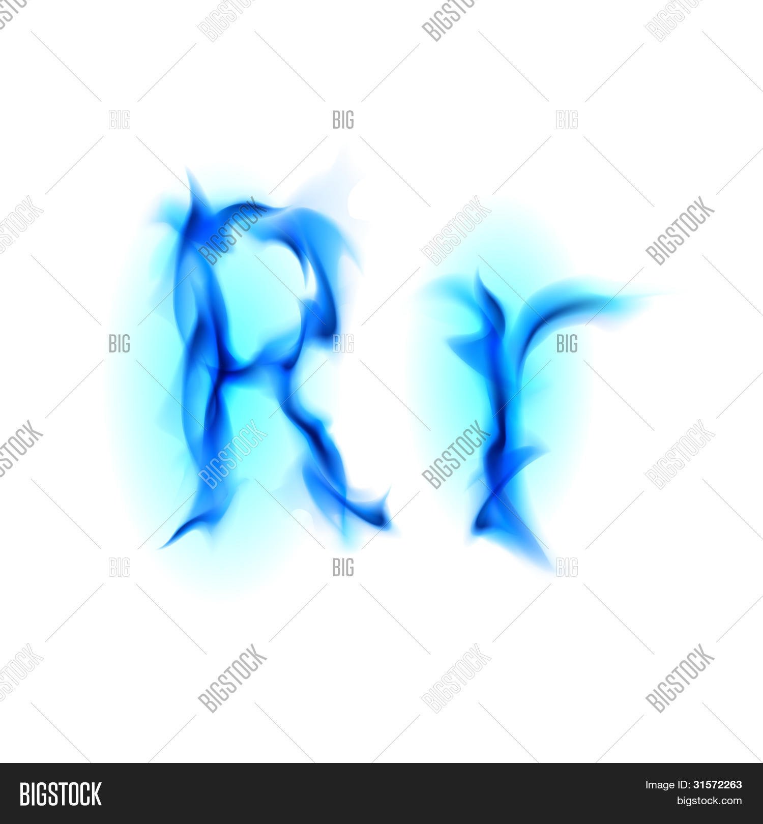 Fiery Font. Letter R Image & Photo (Free Trial) | Bigstock