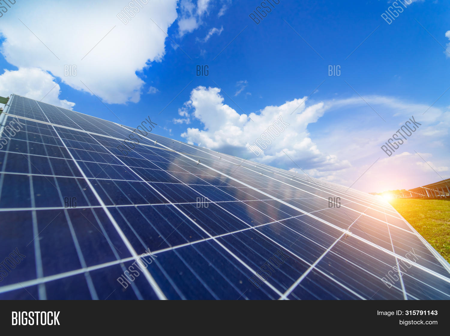 Solar Panels On Sky Image & Photo (Free Trial) | Bigstock