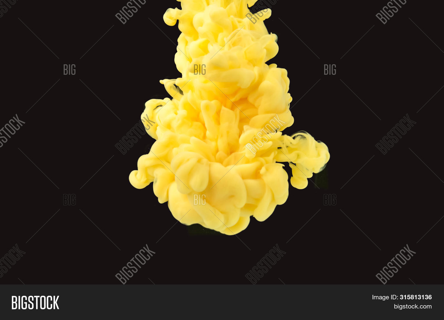 Yellow Drop Paint Image & Photo (Free Trial) | Bigstock