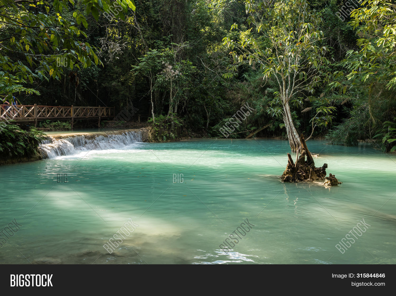 Tat Kuang Si Falls Image & Photo (Free Trial) | Bigstock