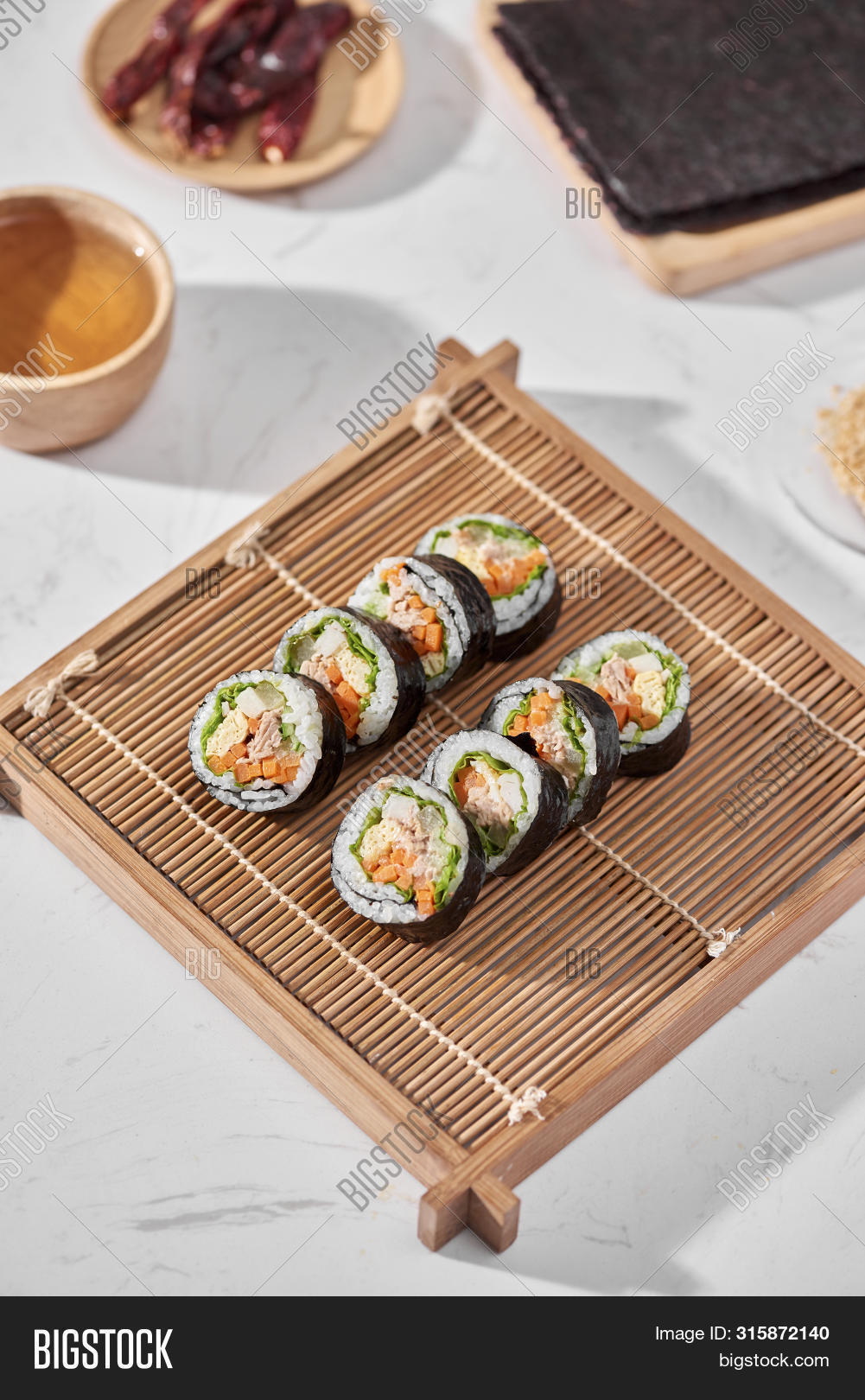 Korean Roll Gimbap( Image & Photo (Free Trial) | Bigstock