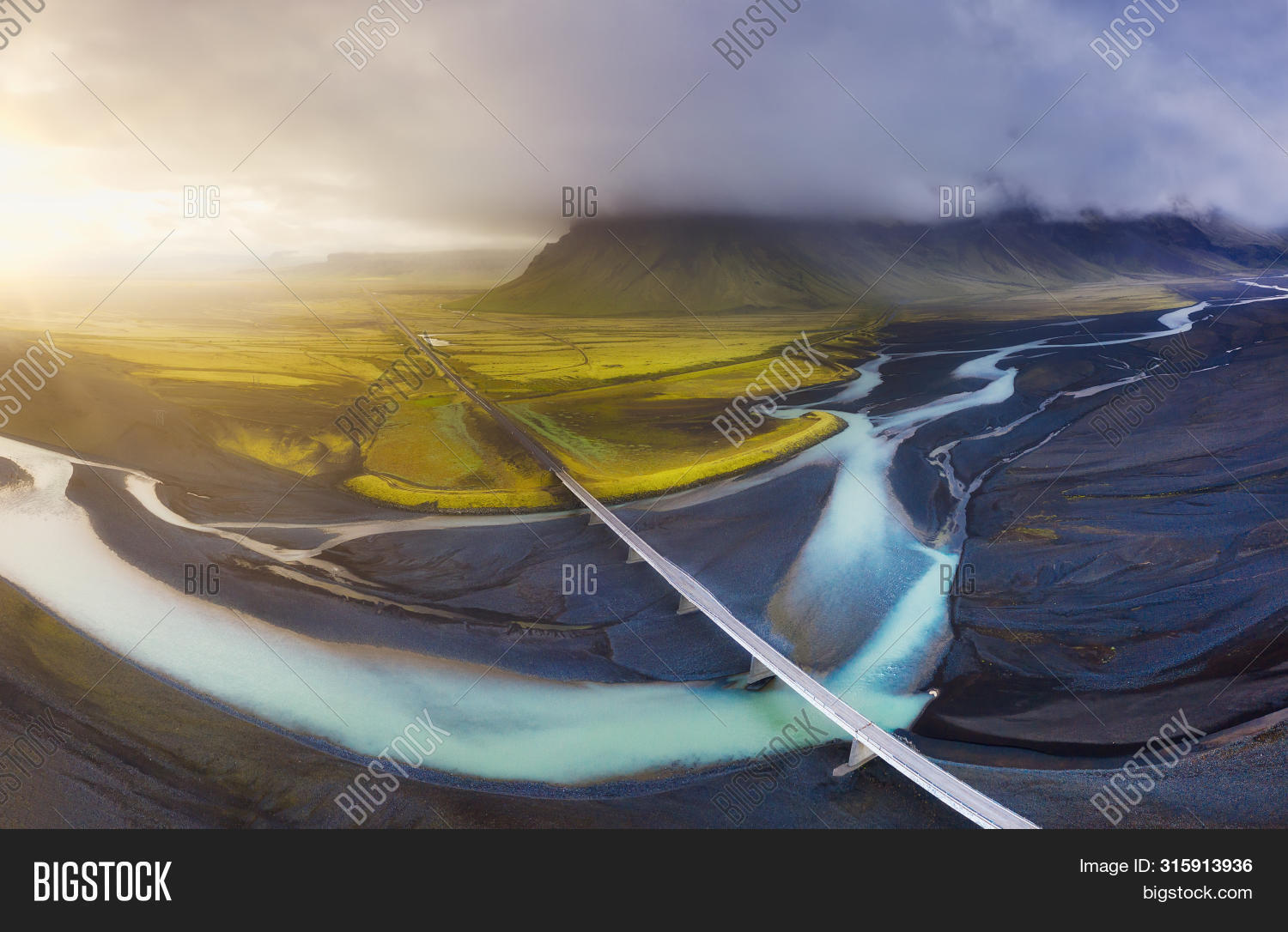 Iceland. Aerial View Image & Photo (Free Trial) | Bigstock