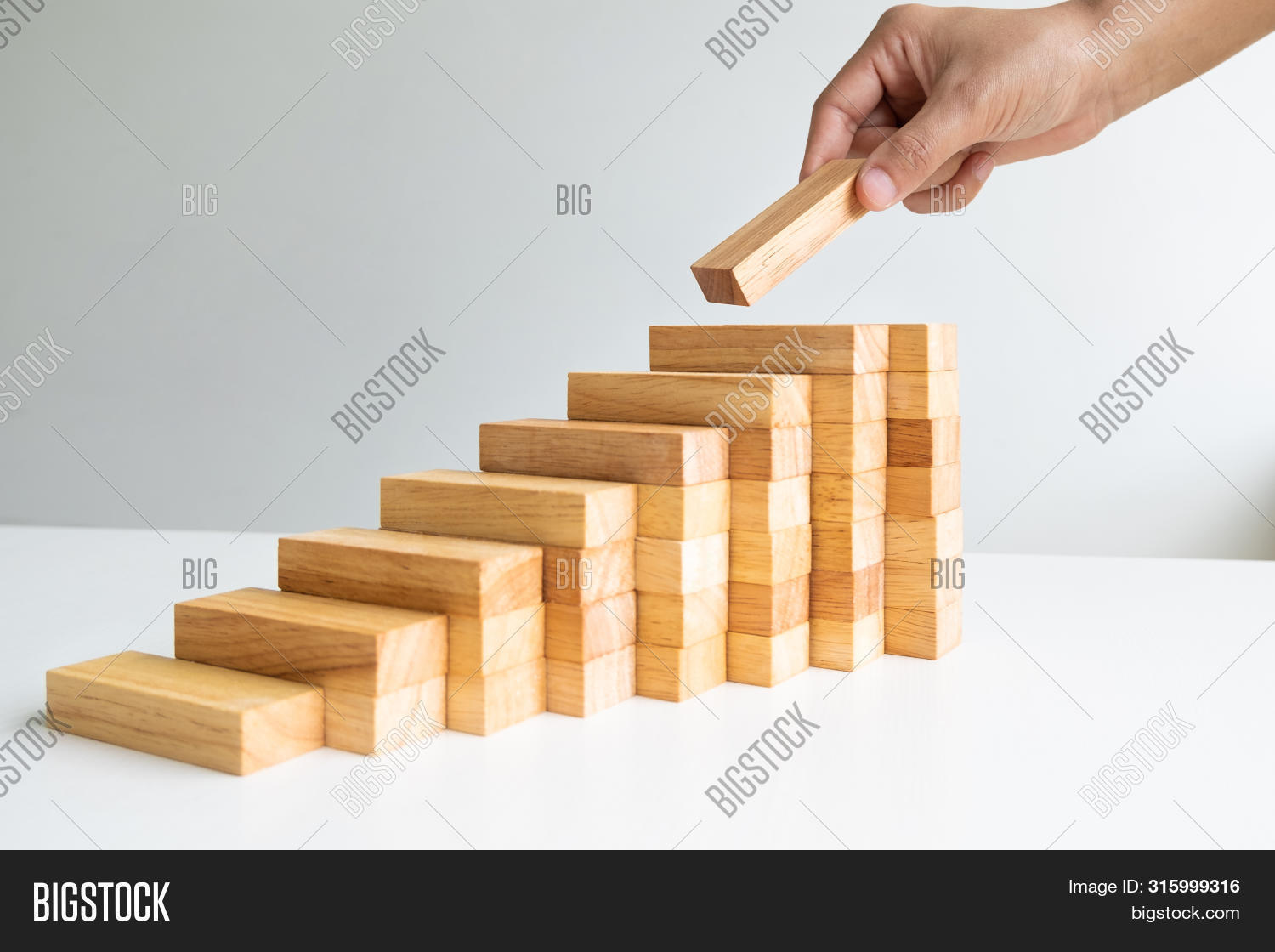 Hand Holding Blocks Image & Photo (Free Trial) | Bigstock