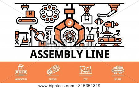 Assembly Line Banner. Image & Photo (Free Trial) | Bigstock