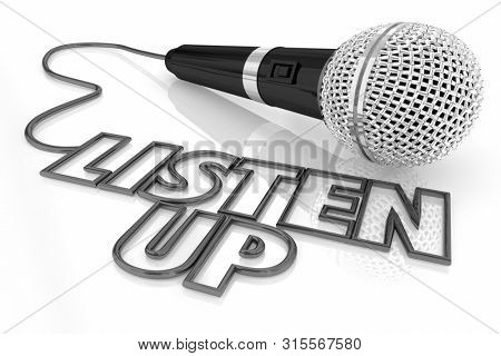 Listen Microphone Image & Photo (Free Trial) | Bigstock