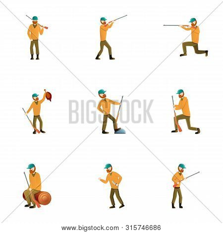 Hunter Character Icon Vector & Photo (Free Trial) | Bigstock