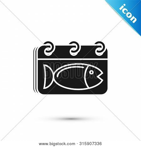 Black Calendar Fish Vector & Photo (Free Trial) | Bigstock