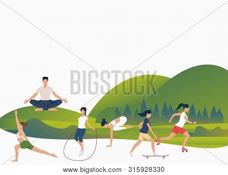 People Leading Active Vector & Photo (Free Trial) | Bigstock