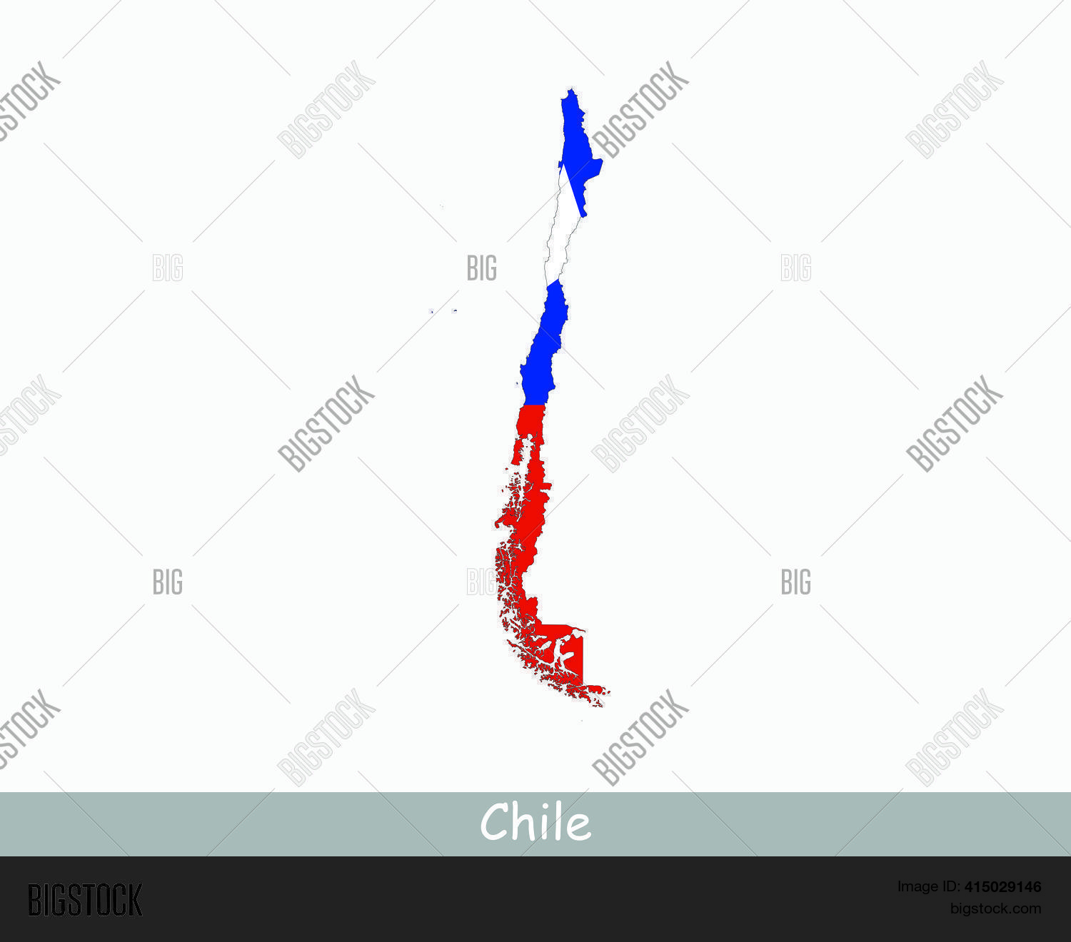 Chile Map Flag. Map Vector & Photo (Free Trial) | Bigstock