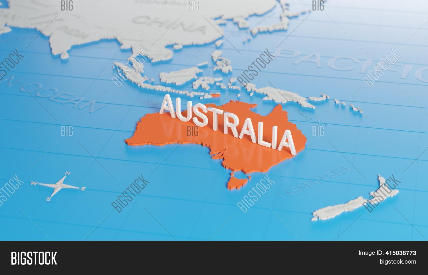 Australia Highlighted Image & Photo (Free Trial) | Bigstock