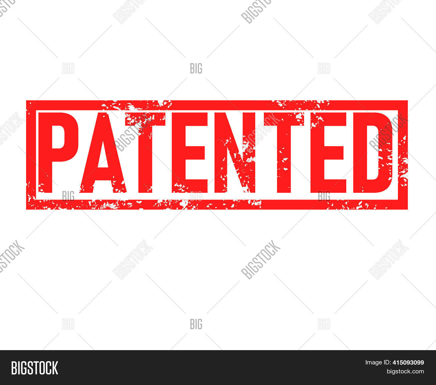 Patented Stamp Red Image & Photo (Free Trial) | Bigstock