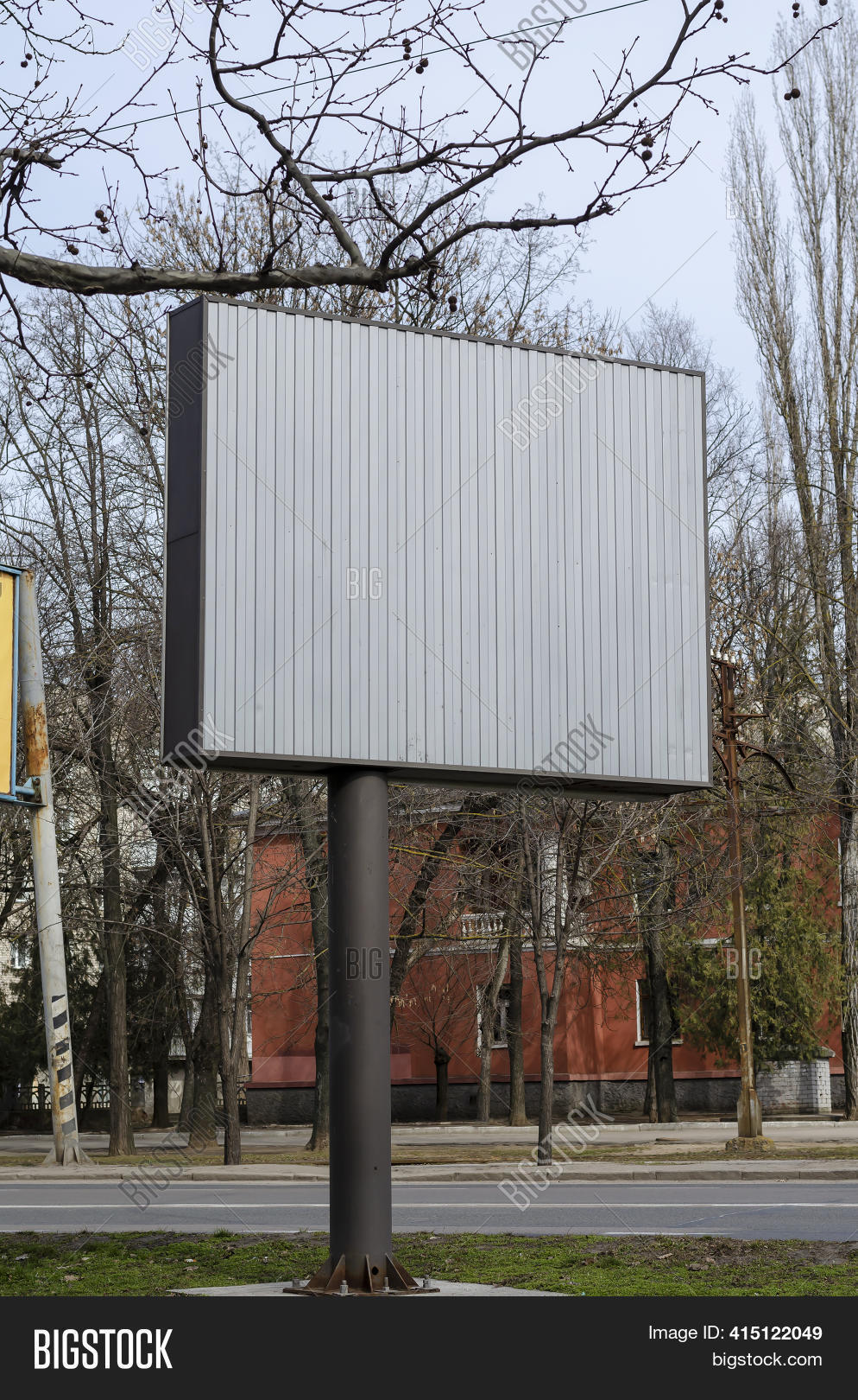 Gray, Empty Billboard Image & Photo (Free Trial) | Bigstock